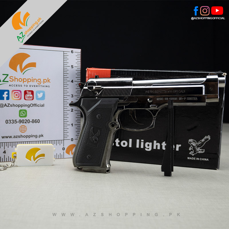 Pistol Lighter – Pietro Beretta U.S 9mm M9 Gun Shape Kitchen Lighter ...